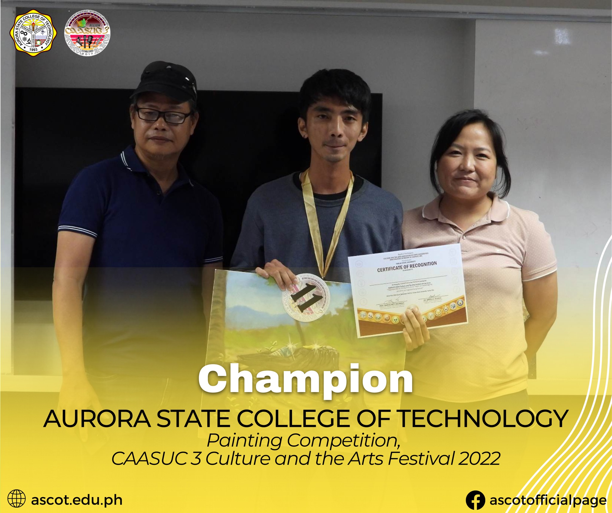 ASCOT student-artists earn top spots as CAASUC III regional feast of ...