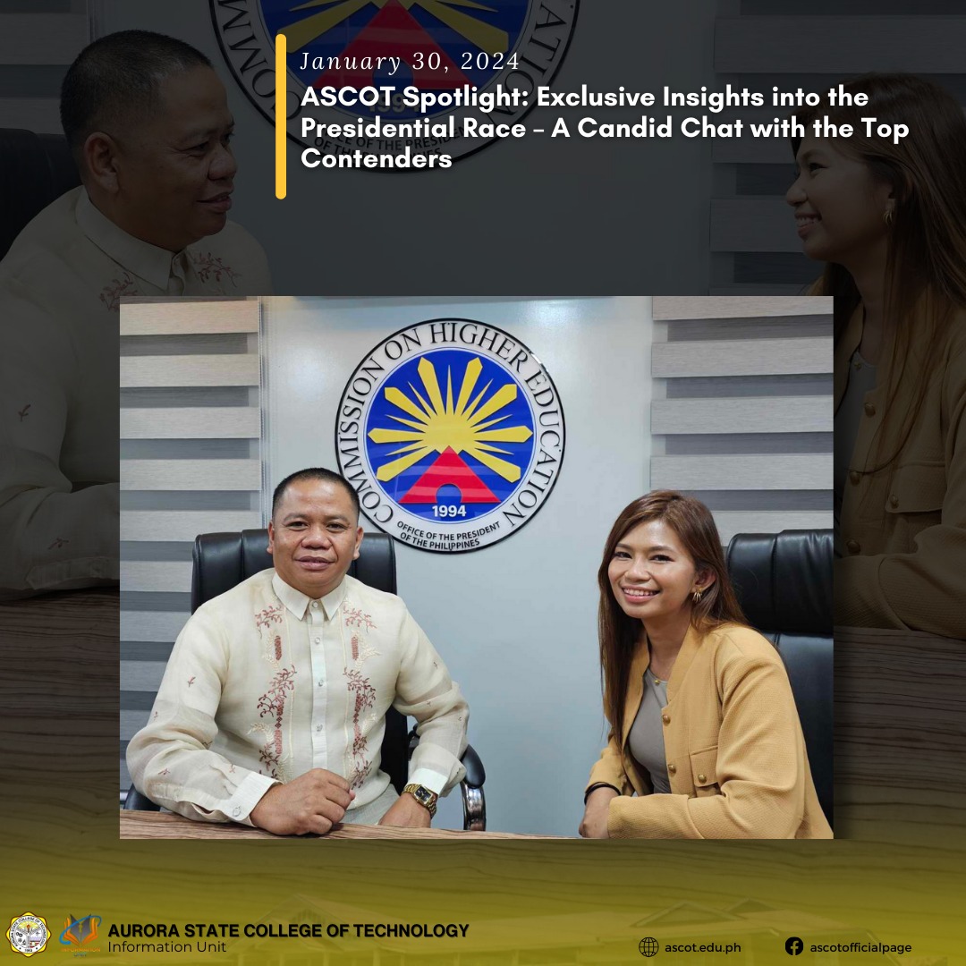 ASCOT Spotlight: Exclusive Insights into the Presidential Race – A Candid Chat with the Top 3 ...