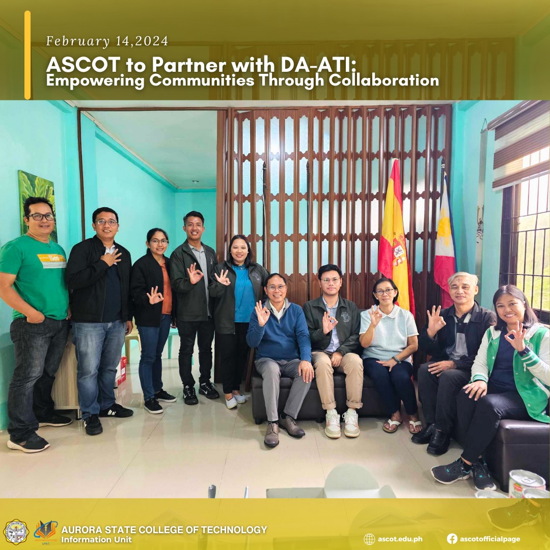 ASCOT to Partner with DA-ATI: Empowering Communities Through ...