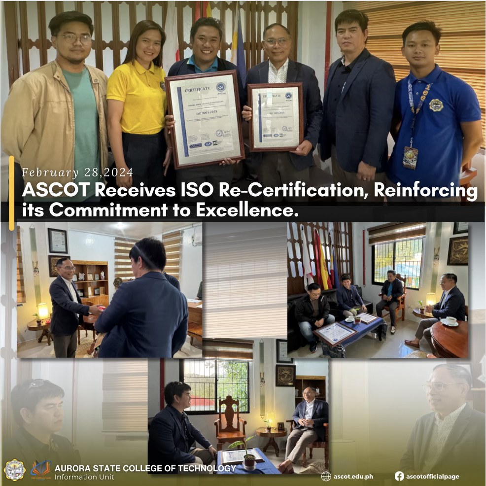 ASCOT Receives ISO Re-Certification Reinforcing its Commitment to ...