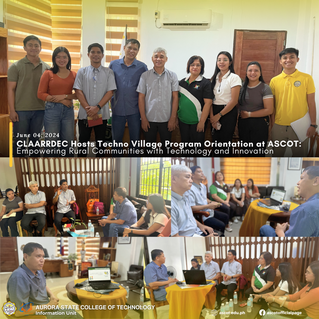 CLAARRDEC Hosts Techno Village Program Orientation at ASCOT: Empowering Rural Communities and ...